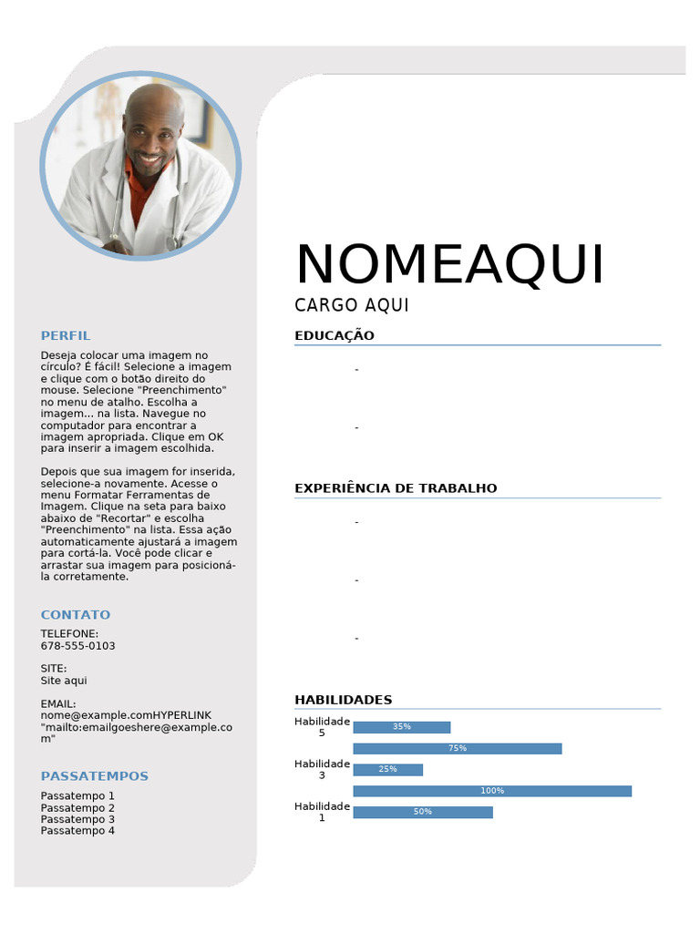 Modelo de Curriculum Atual 2 | PDF