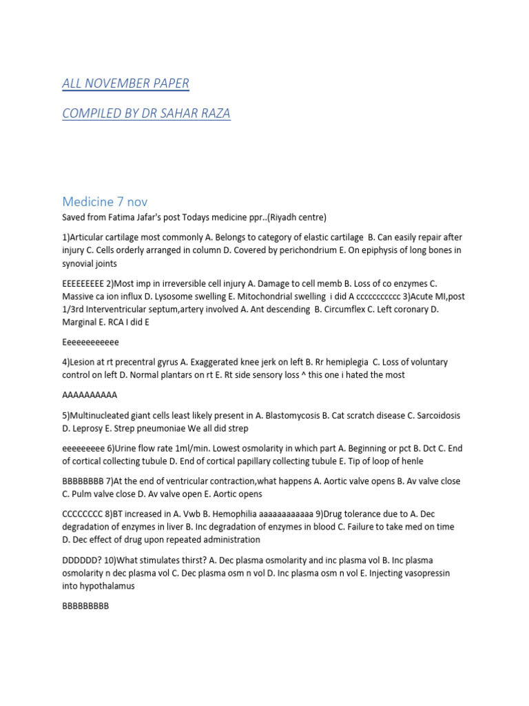 ALL - NOV - PAPER - COMPILED - BY - DR - SAHAR - RAZA - PDF Filename ...