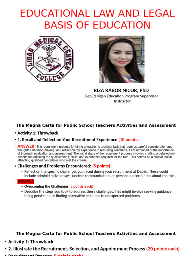 Imcc Graduate Lesson 1 Activity Google Class The Magna Carta For Public ...