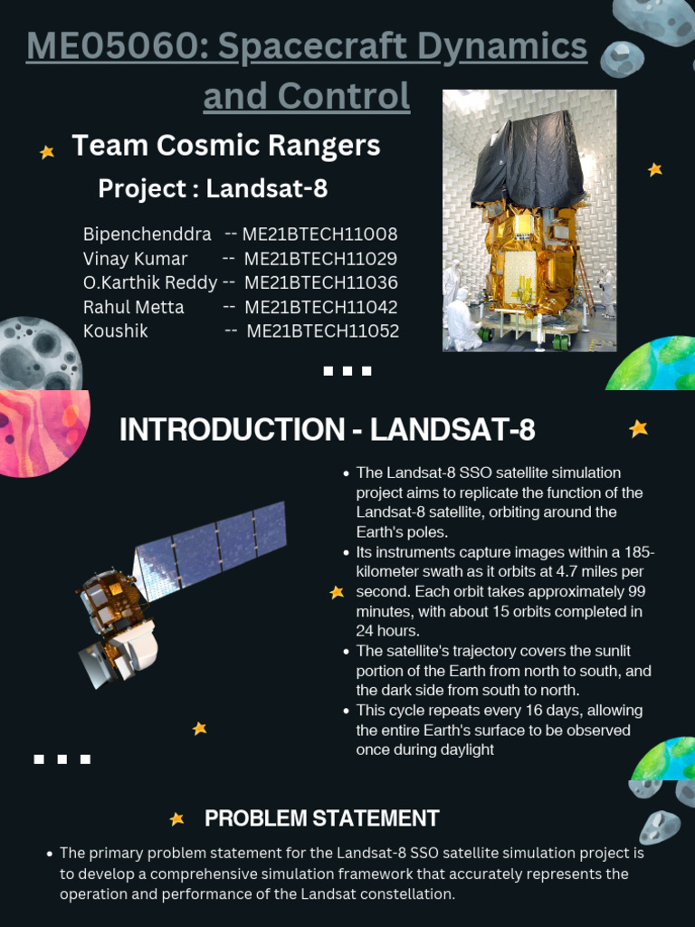 ME05060 Spacecraft Dynamics and Control | PDF