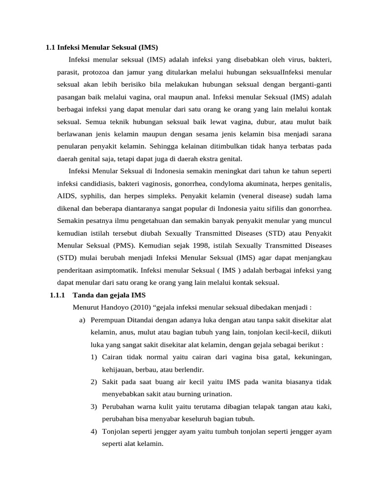 Infeksi Menular Seksual | PDF