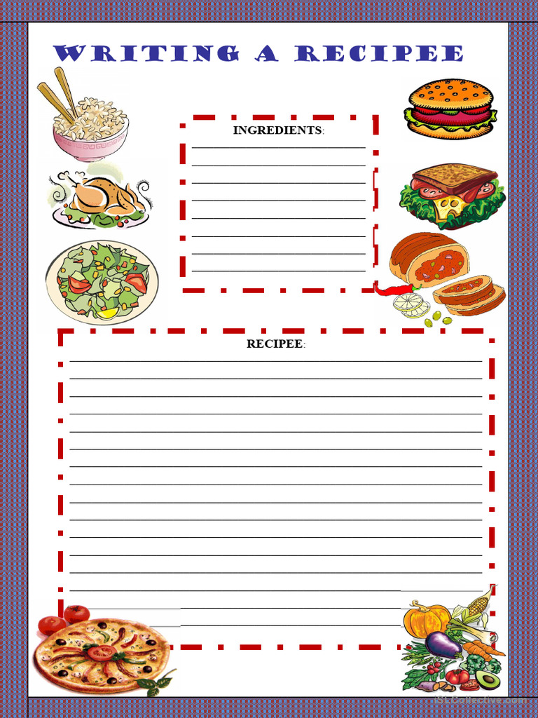 Writing A Recipee | PDF