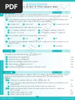 Corrigé Épreuve de Rattrapage Bac Sciences Maths Maroc 2024 | PDF