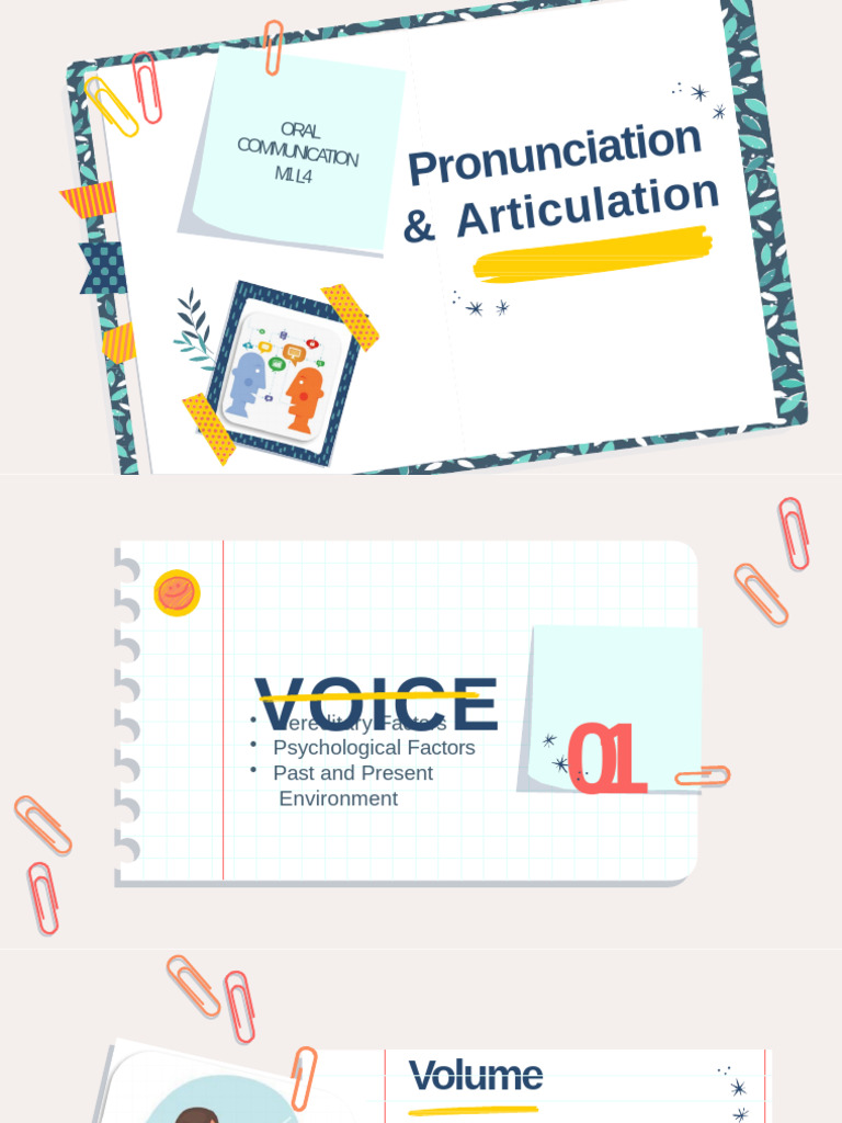 Pronunciation and Articulation | PDF