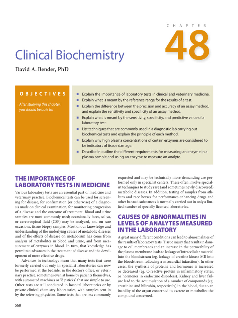 Clinical Biochemistry | PDF | Elisa | Wellness
