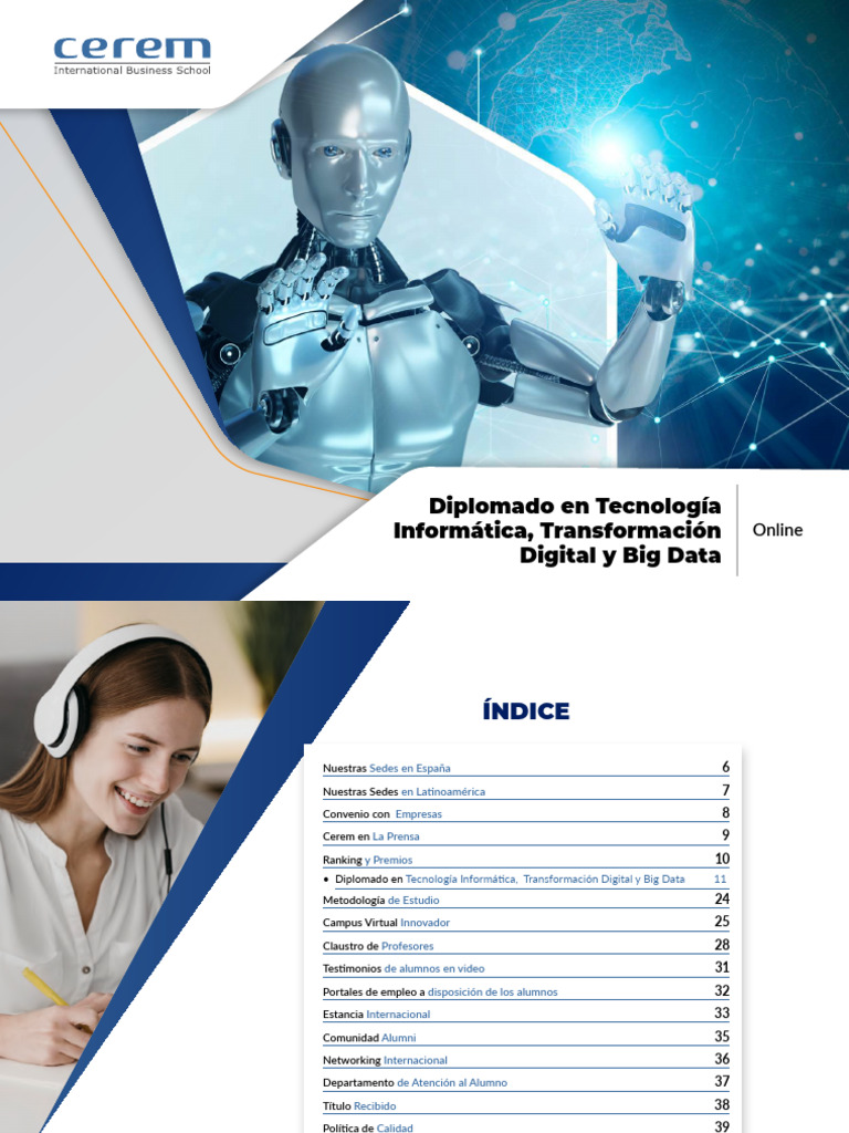 Diplomado en Tecnologia Infomatica, Transformacion Digital y Big Data | PDF Diplomado en Tecnologia Infomatica, Transformacion Digital y Big Data | PDF