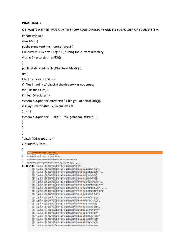 Ajp Pract 7 Q3 | PDF