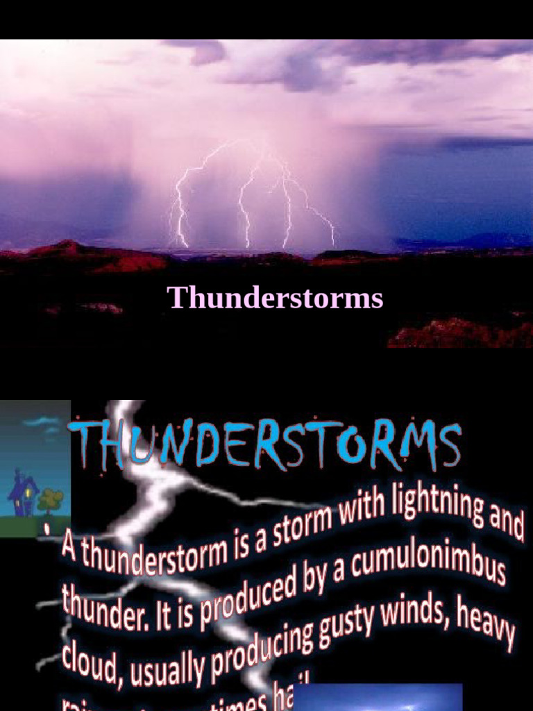 Thunderstorms | PDF