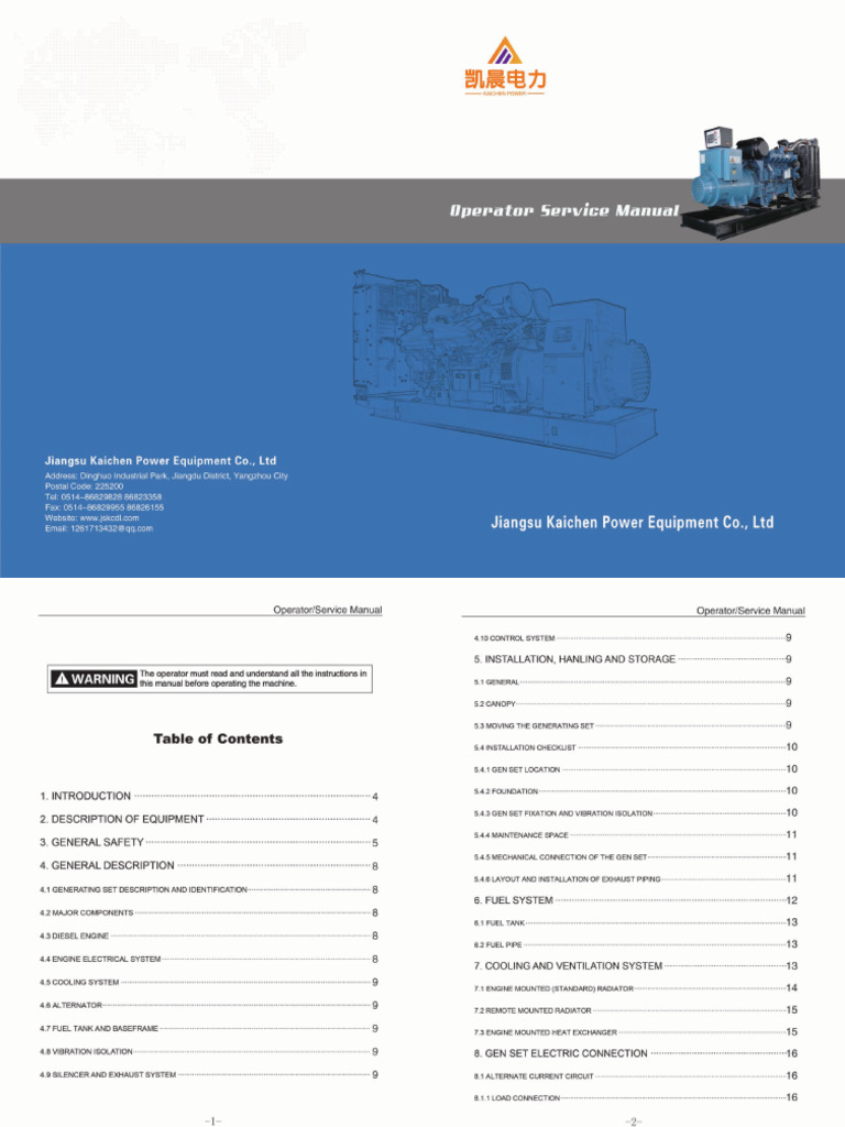 DIesel Engine Manual | PDF
