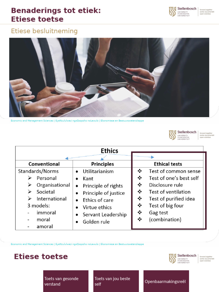 Etiese Toetse | PDF