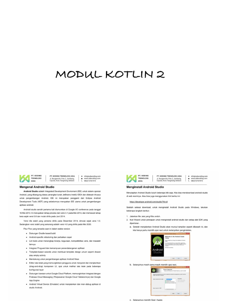 Modul Kotlin 2 | PDF