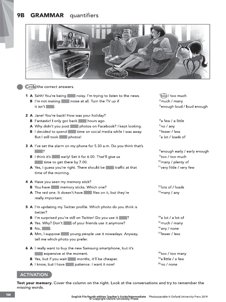 EF B1 Quantifiers Practice | PDF