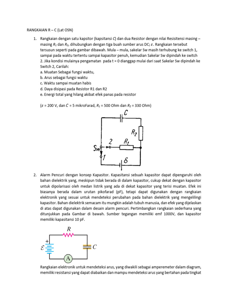 Rangkaian RC | PDF
