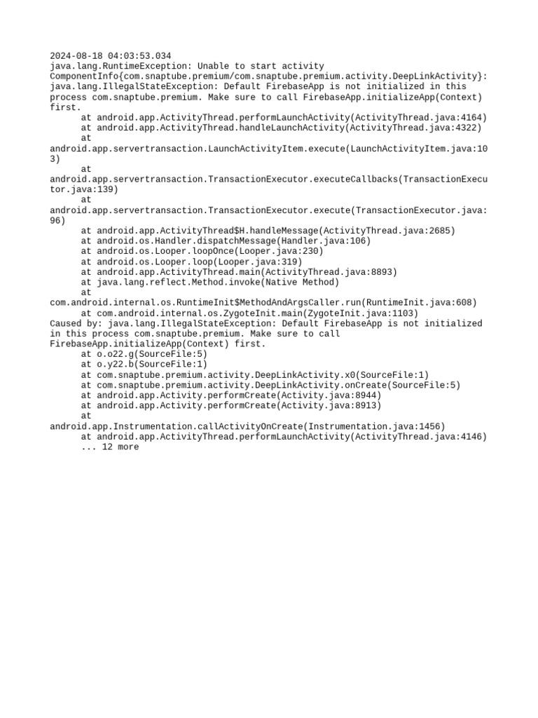 Last Crash Log | PDF