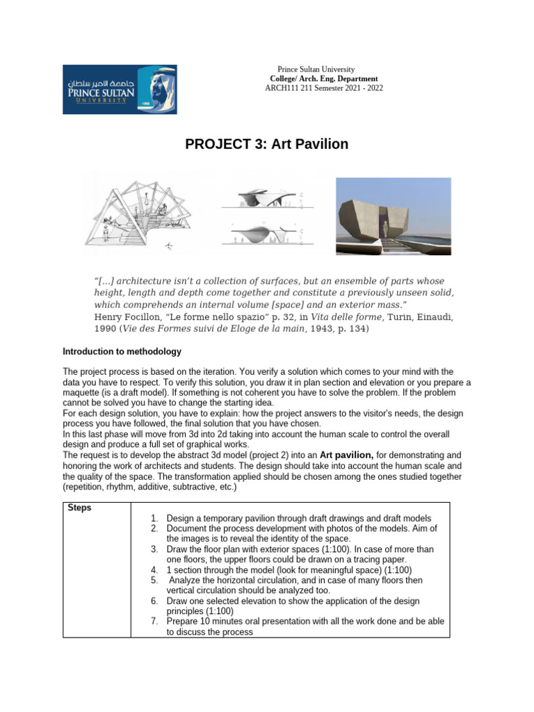Arch111-Project Iii | PDF
