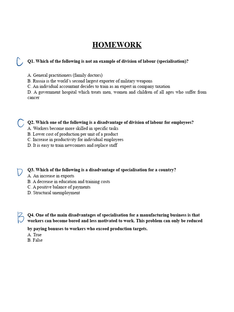 Homework | PDF