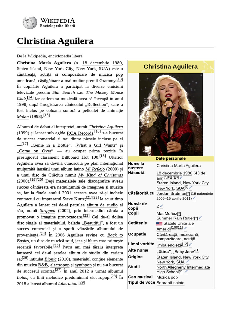Christina Aguilera | PDF