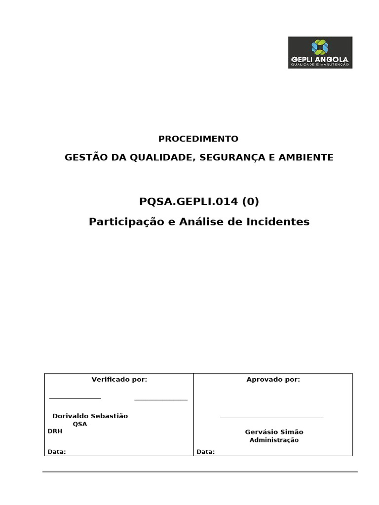PLI.014 (0) - Acidentes | PDF