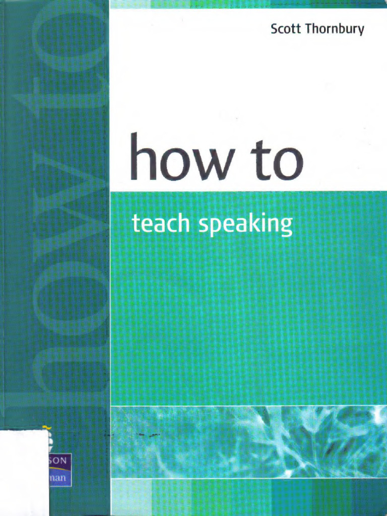 How To Teach Speaking Text | PDF