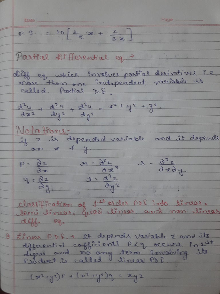 End Sem Maths Notes Pdf