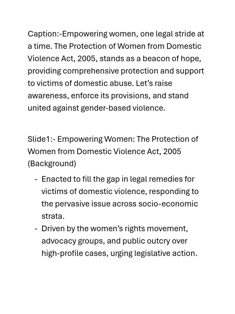 Protection of Women From Domestic Violence Act | PDF