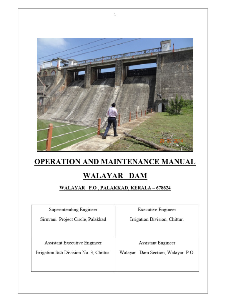 Walayar O&M Manual Final | PDF