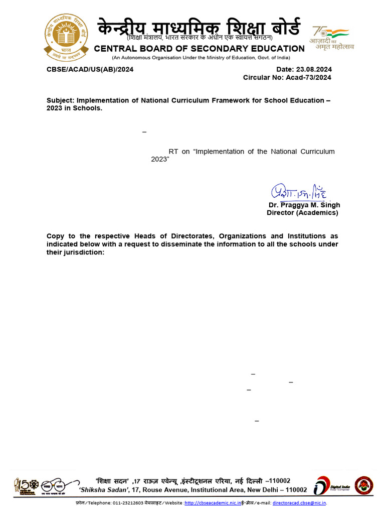 73 Circular 2024 | PDF