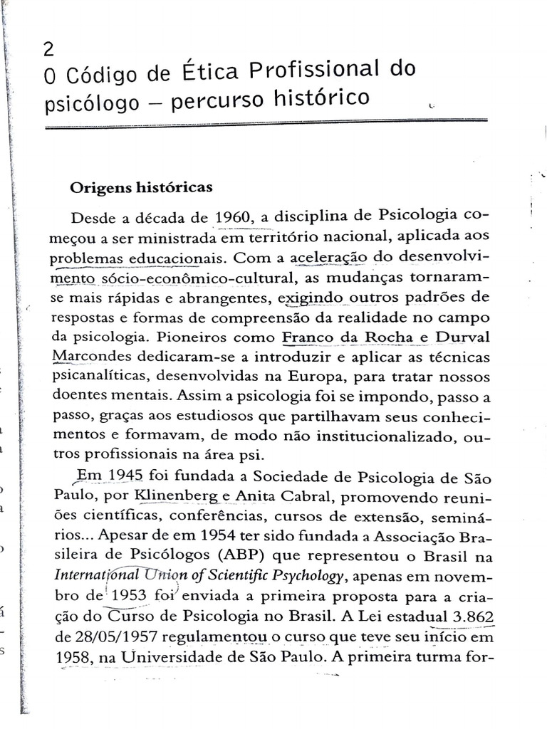 Texto 5 - O Código de Ética Percurso Histórico - Cap 2 | PDF