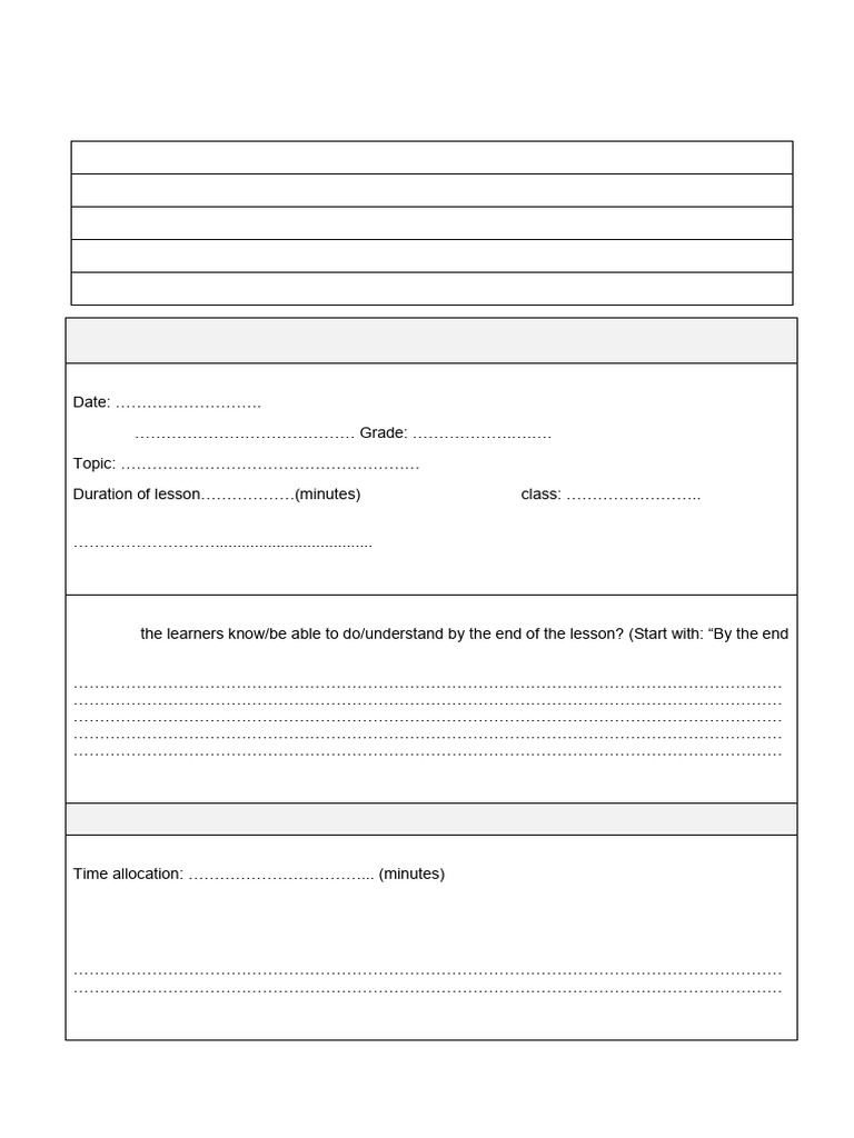 Co-Teaching Lesson Plan Template | PDF | Teaching Methods & Materials