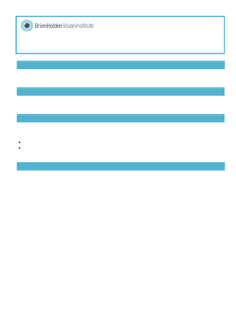 16 Glare Evaluation and Potential Acuity Testing | PDF