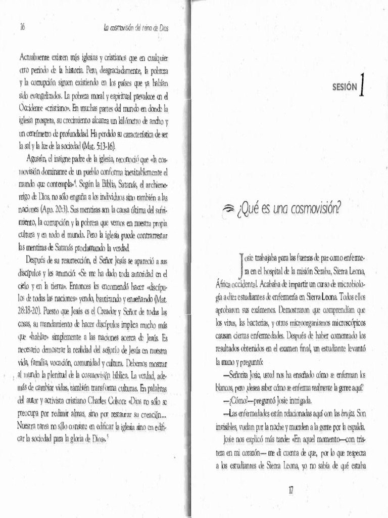 Cosmovisión Cap1 | PDF | Realidad | Religión y espiritualidad