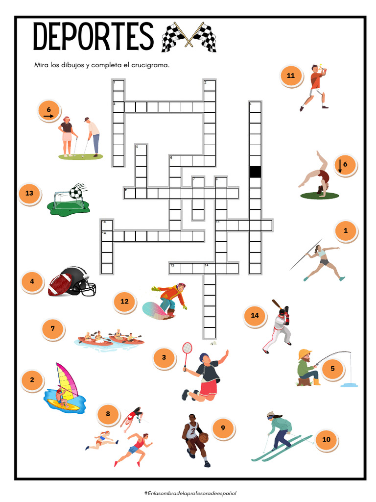 exo-crucigrama-los-deportes-eleves | PDF