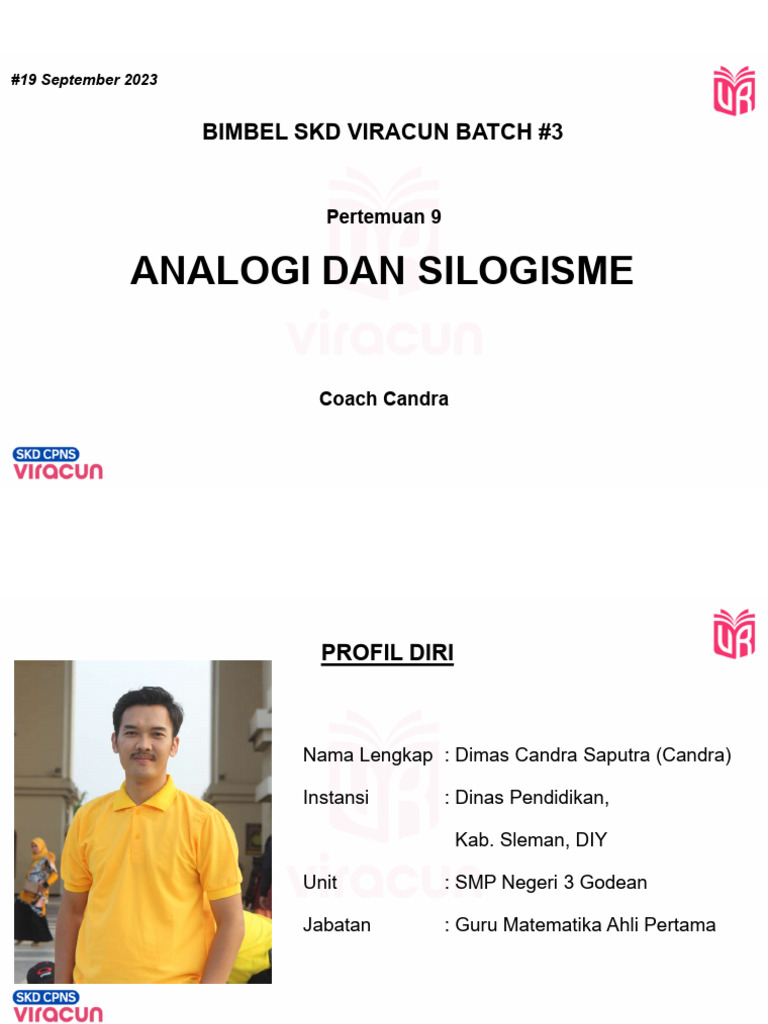 Analogi dan Silogisme dalam Logika Matematika | PDF
