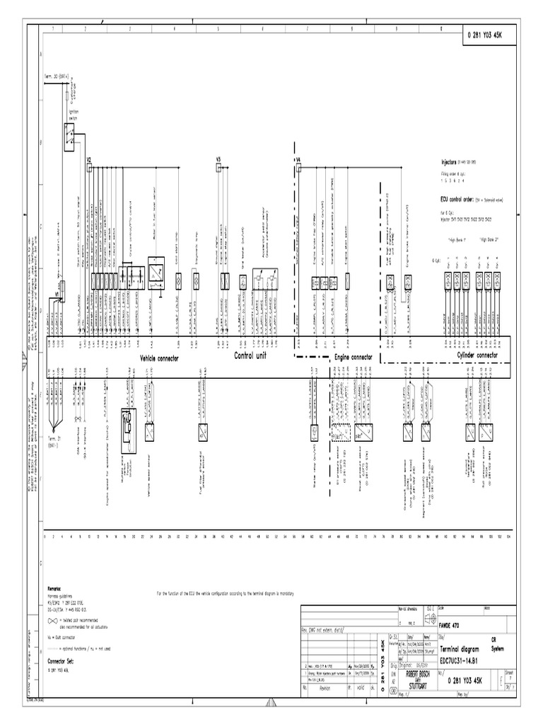 Diagrama Electrico Motor - FAW 420 HP | PDF