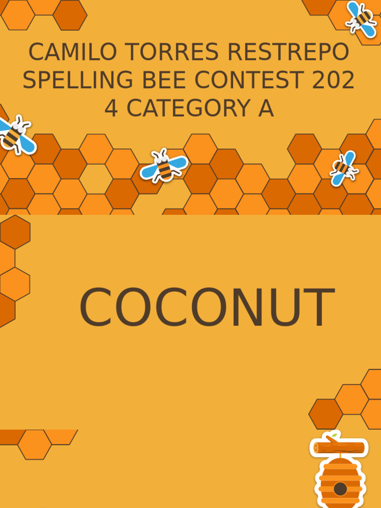 Spelling Bee Category A | PDF