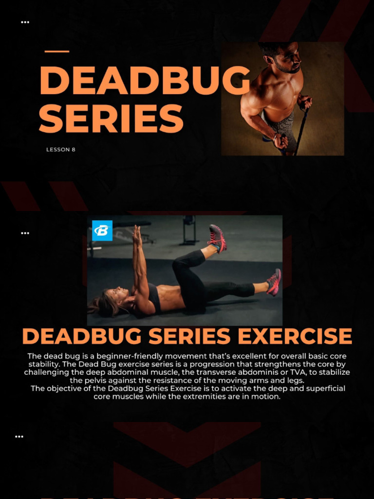 Pathfit1 8 Cu2 w8 Dead Bug Series | PDF