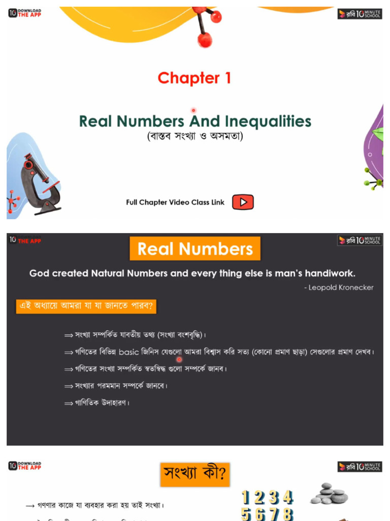 Chap 1 Real Numbers | PDF Chap 1 Real Numbers | PDF