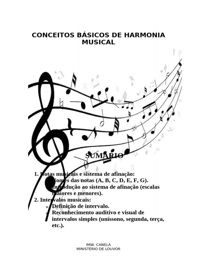 Conceitos Básicos de Harmonia Musical | PDF