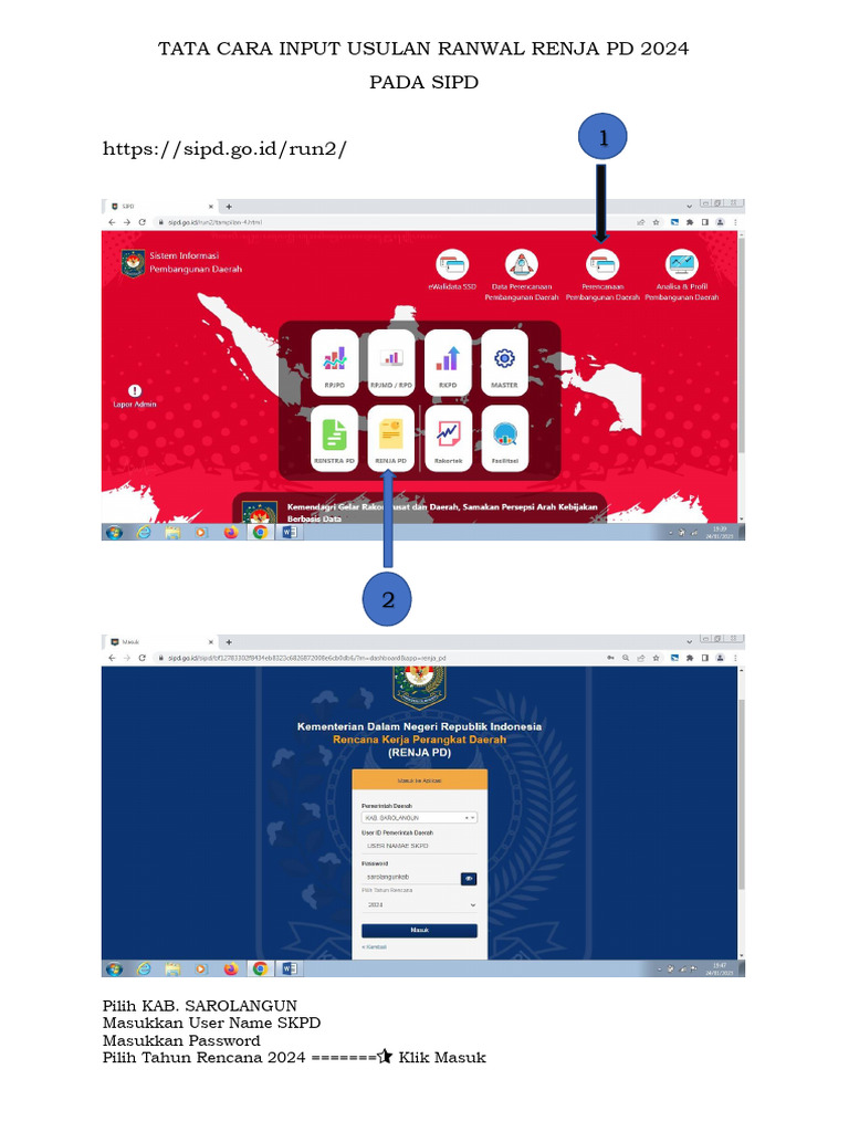 Tata Cara Input Ranwal V1-Update | PDF
