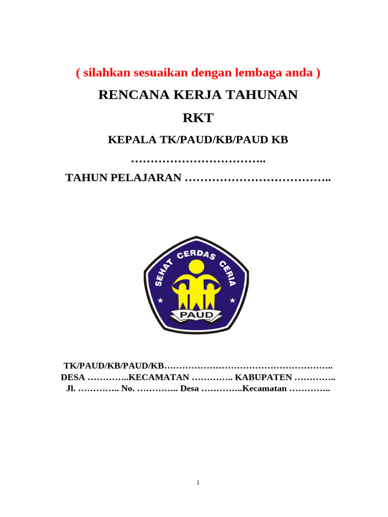 Standar 6.1.2 RKT VERSI 1 | PDF