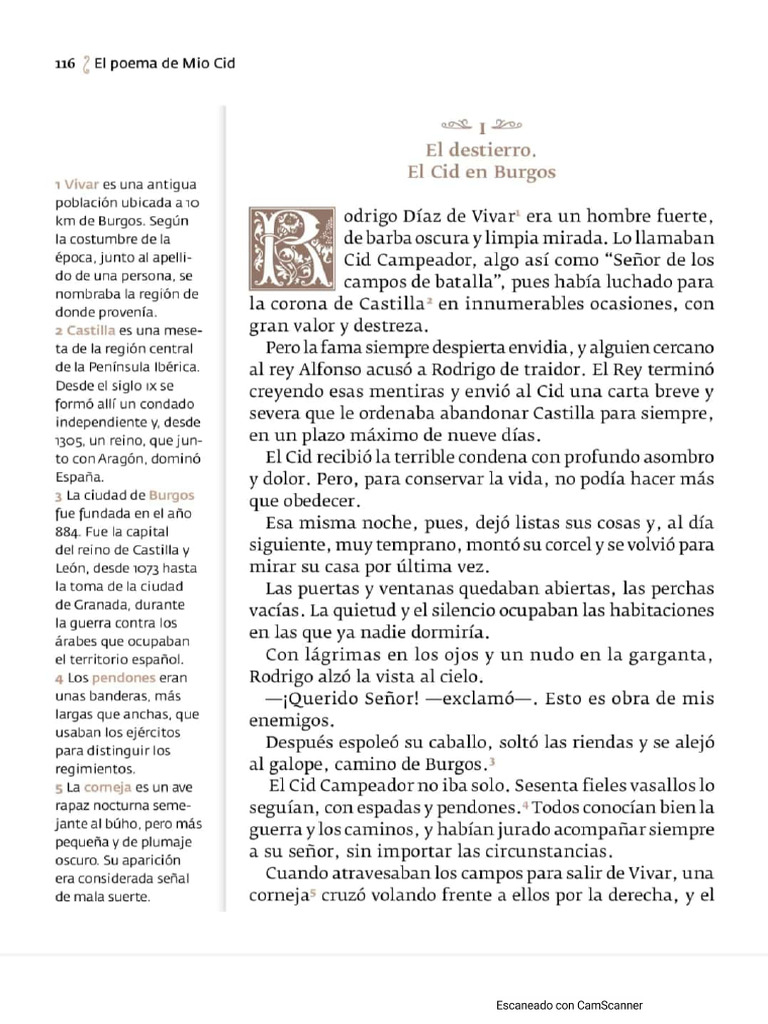 A Capa y Espada. La Estación El Cid | PDF