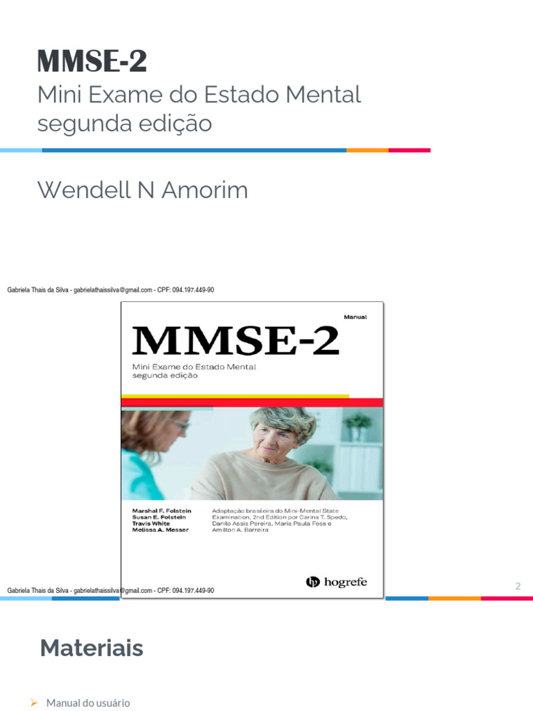 Mmse 2 | PDF