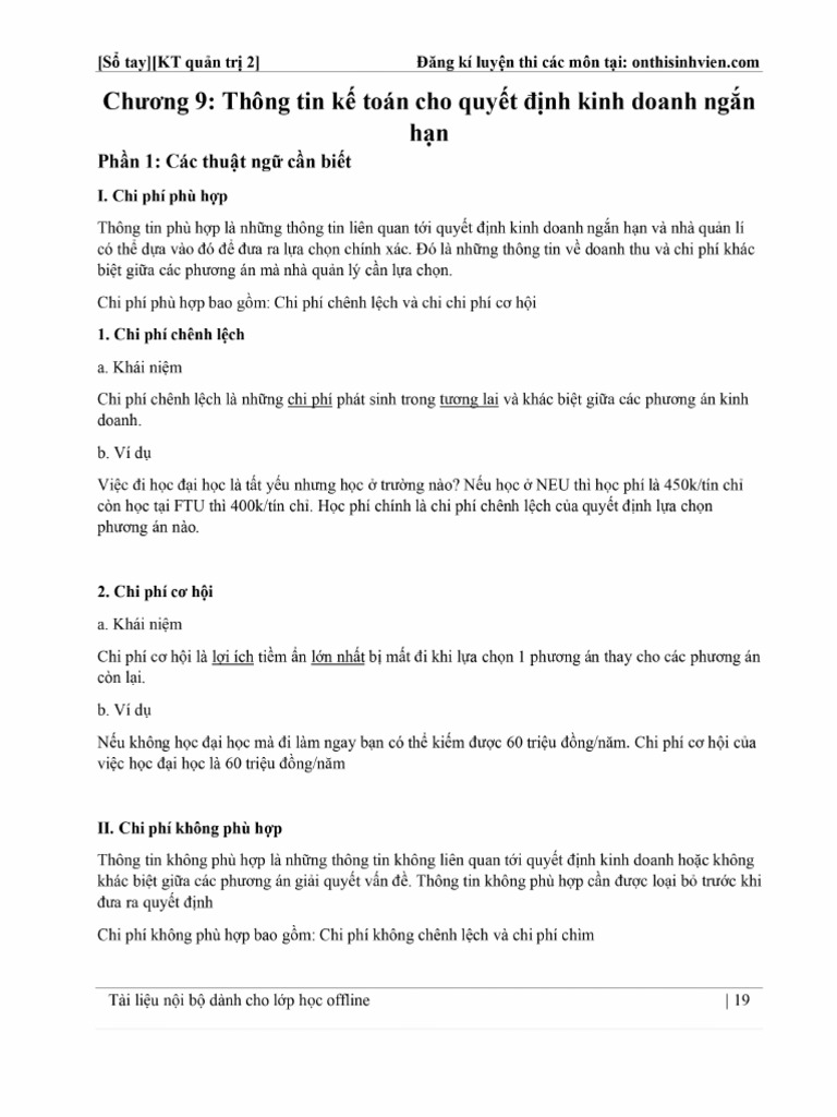 KTQT 2 - Chương 9 | PDF
