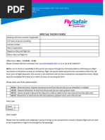 SSR Iata Codes | PDF