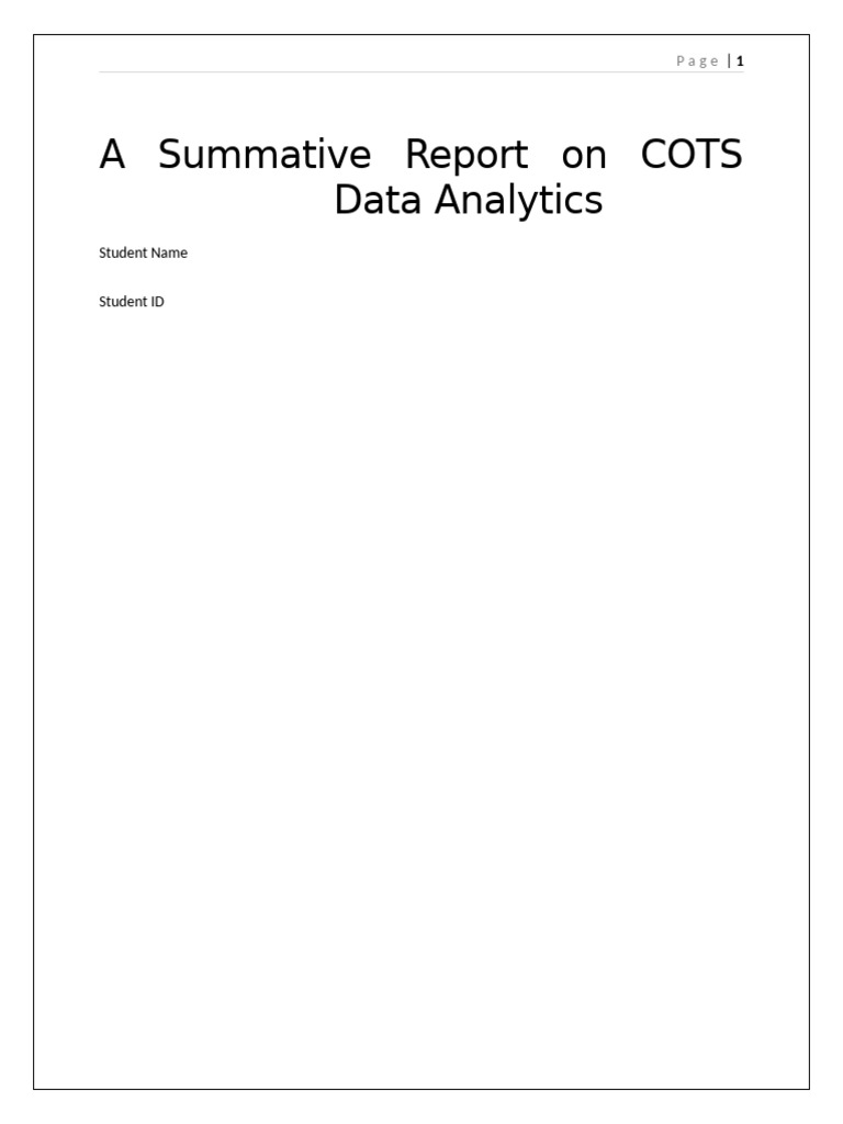 COTS Café Data Insights | PDF | Data Analysis | Analytics