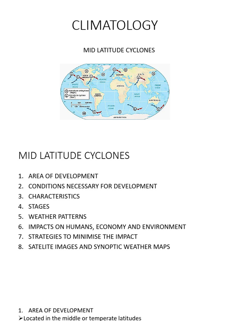 Climatology Midlatitude Cyclone | PDF
