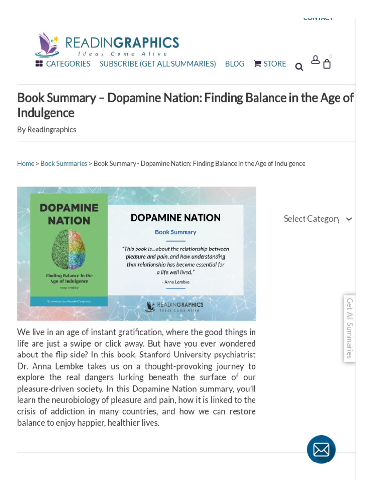 Book Summary - Dopamine Nation (Anna Lembke) | PDF