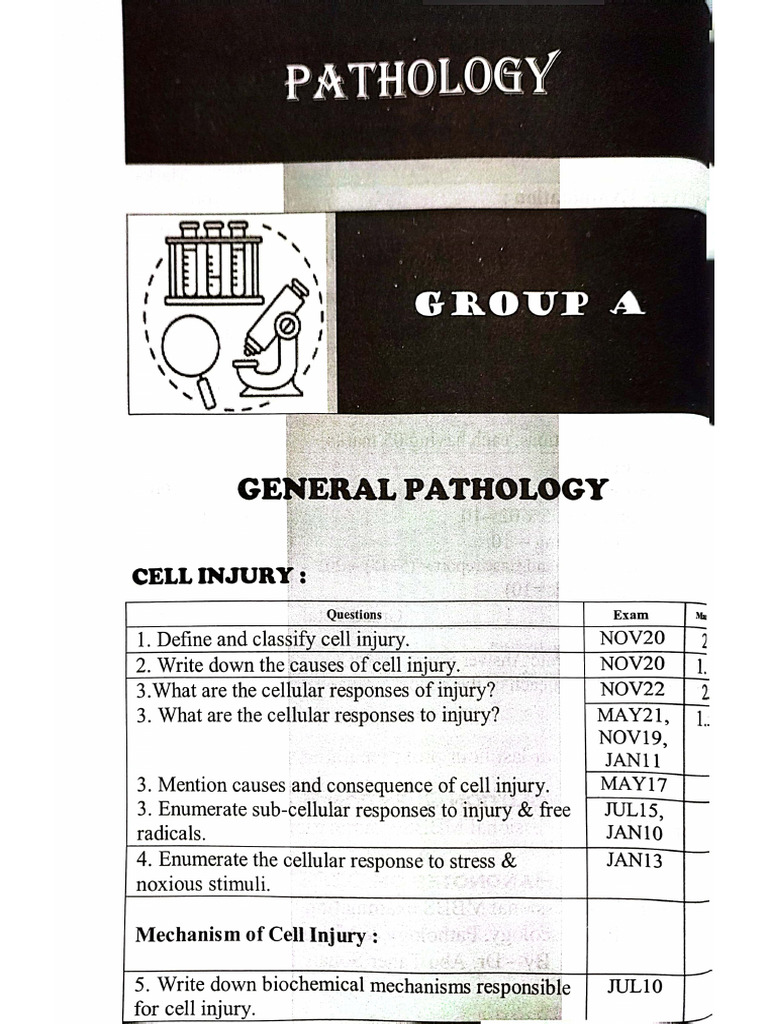 Pathology Question Bank by Sakib | PDF
