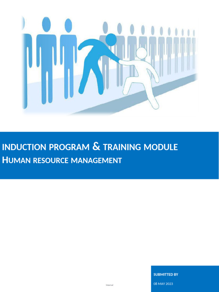 HRM Assignment-Induction & Training Program | PDF | Employment | Career & Growth