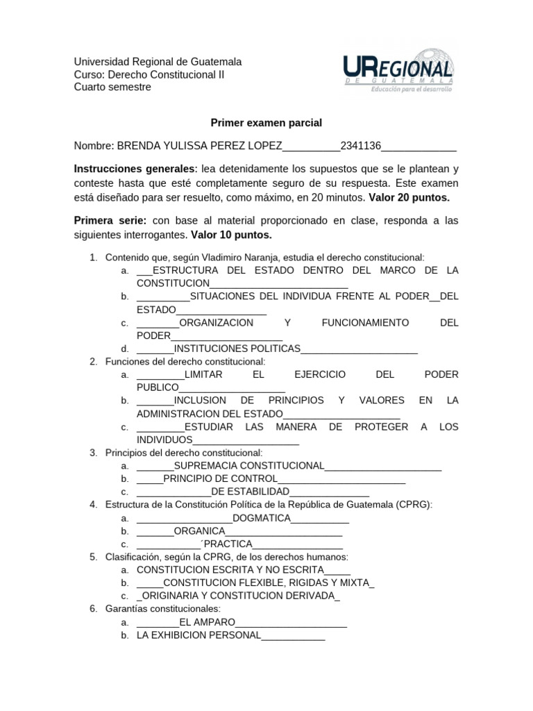 Brenda Yulissa Perez Lopez 2341136 | PDF